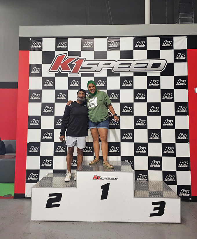 Victory tastes sweetest from the top step &ndash; the podium area gives winners their moment of glory and provides perfect photo opportunities.