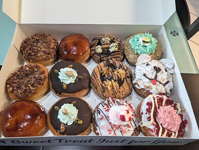 A dozen different journeys in one convenient box &ndash; like assembling your own personal donut dream team for the ultimate flavor playoff.