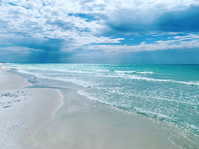 Water so clear and calm you can count your toes through it &ndash; nature's version of a five-star swimming pool.