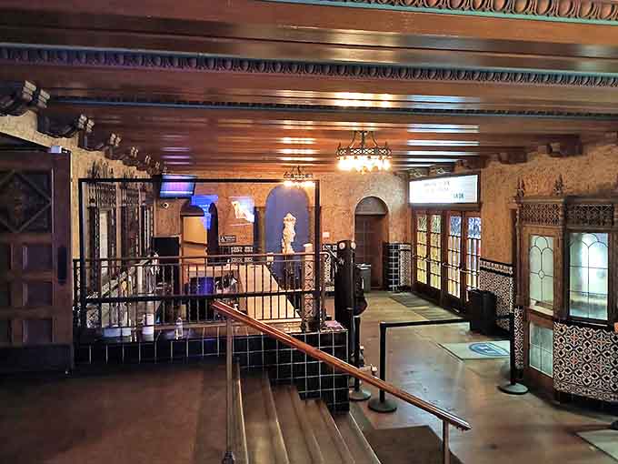 The theater's interior spaces flow with an elegant rhythm, guiding visitors through a carefully choreographed experience of discovery and delight.