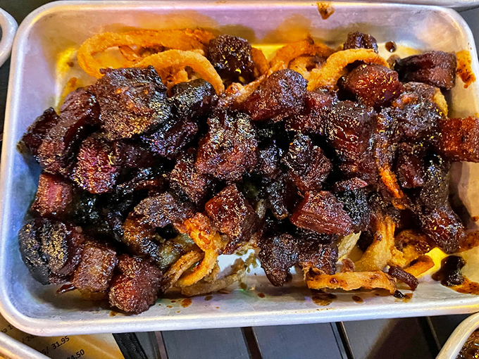 Burnt ends &ndash; those twice-smoked flavor bombs that barbecue aficionados consider the crown jewels of the brisket point.