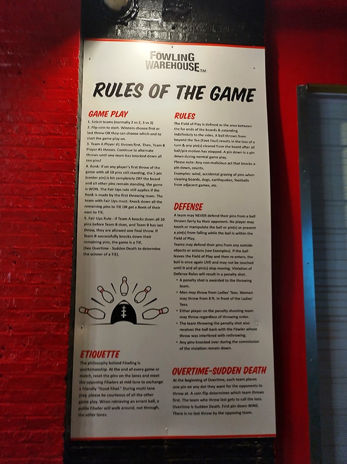 The sacred text of fowling &ndash; rules simple enough to learn quickly but with enough nuance to spark friendly debates after a few beers.