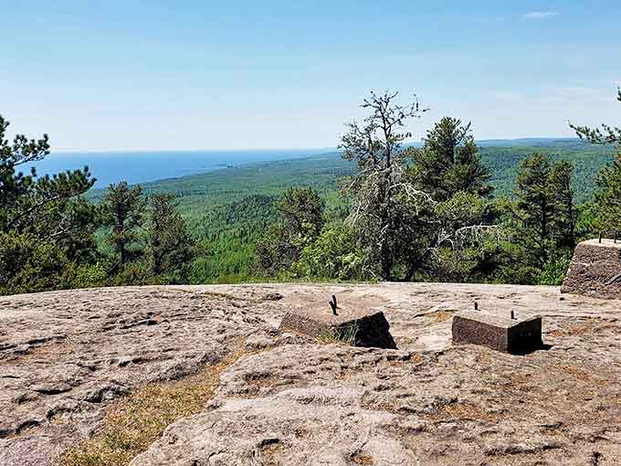 The summit's reward: a sweeping panorama that stretches to the horizon, making every uphill step worthwhile.
