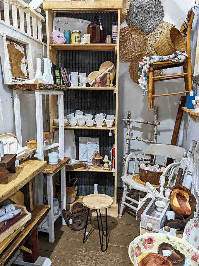 Delicate teacups and saucers stand at attention, ready to host elegant afternoon gatherings just as they did generations ago.
