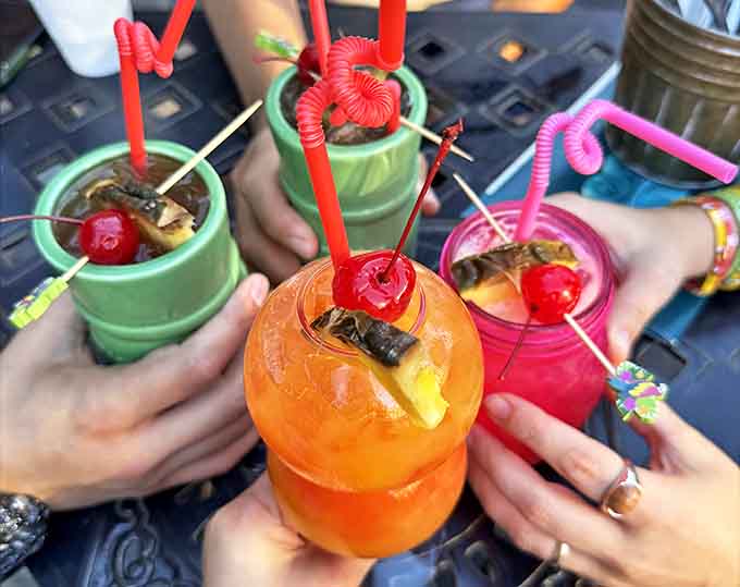The cocktail rainbow gathering &ndash; a toast to friendship with drinks so colorful they make Minnesota winters seem like a distant memory.