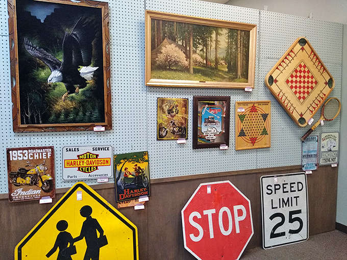 From majestic eagles to vintage road signs, these wall decorations offer instant character for homes tired of mass-produced art from big box stores.