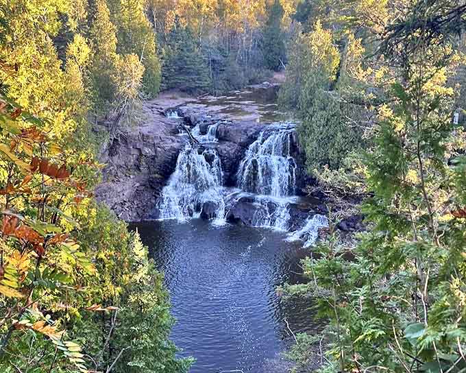 From above, the waterfall reveals its true character &ndash; a powerful force that's simultaneously gentle enough to nurture the surrounding ecosystem.