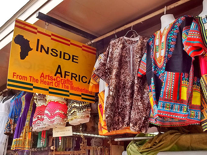 "Inside Africa" isn't just a shop sign &ndash; it's an invitation to explore vibrant dashikis and traditional garments that bring the continent's colors to Minnesota.