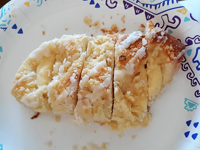 Baklava sliced with diamond precision reveals layers so thin they practically whisper sweet nothings to your taste buds.