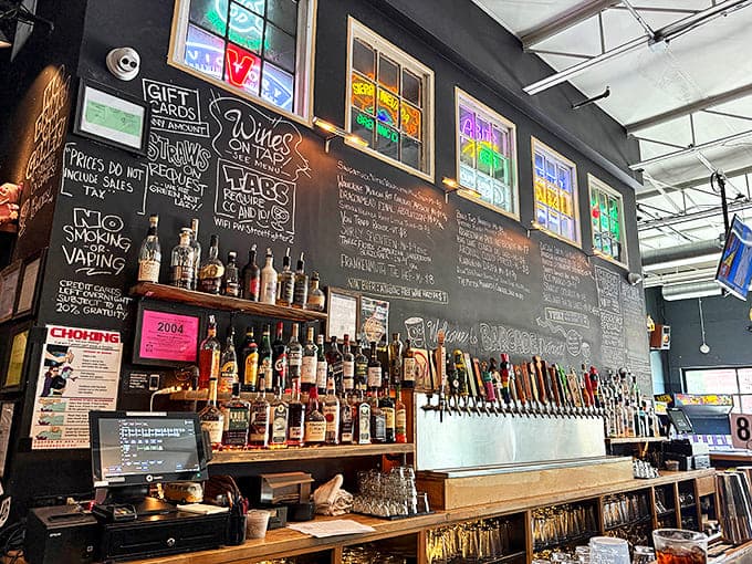 The bar lineup rivals the game selection &ndash; craft beers and cocktails that would've blown your teenage mind.