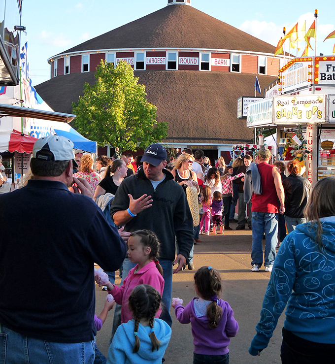 The barn serves as a beacon for community gatherings and celebrations.