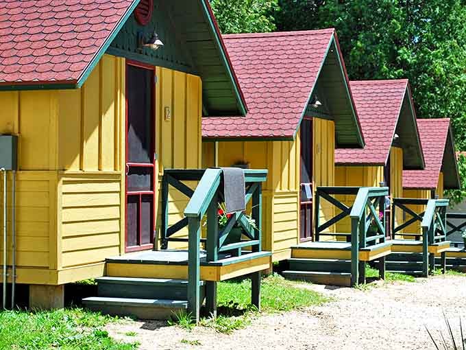 Camp Brosius cabins offer cozy accommodations where rustic charm meets lakeside convenience, perfect for families seeking adventure.