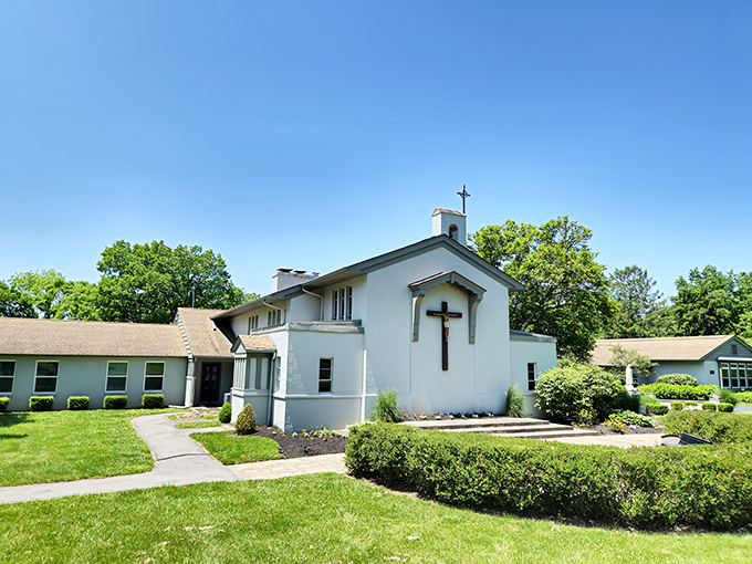 This welcoming church stands as a testament to Milford's community spirit, where faith and fellowship have anchored town life for generations.