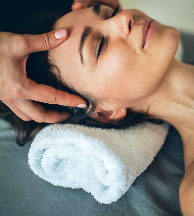 Skilled therapists provide facial treatments that incorporate the mineral benefits of salt for natural skin rejuvenation.