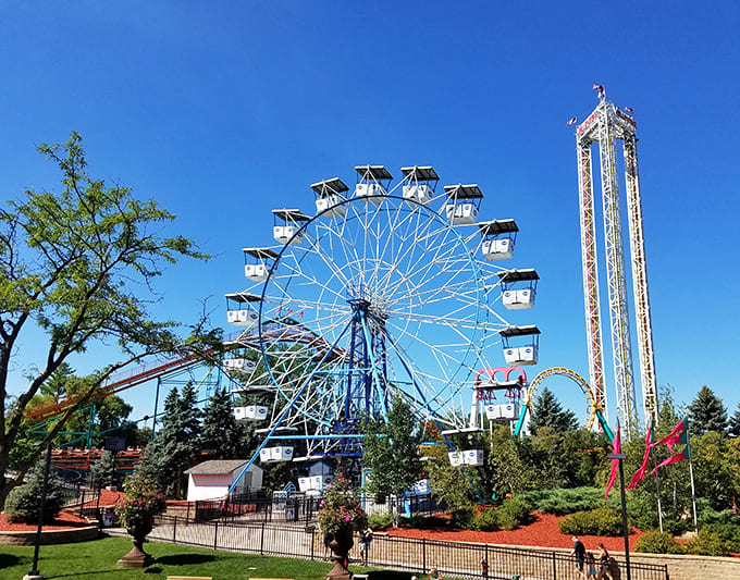 Ferris Wheel: The classic observation wheel offers panoramic views and a rare moment of serenity before diving back into the beautiful chaos below.
