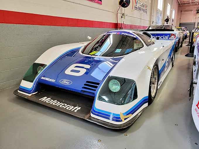 This aerodynamic marvel looks fast even standing still&mdash;a race car so sleek it appears to be moving through time itself.