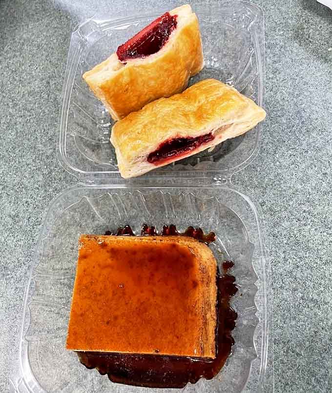 Sweet treasures await &ndash; guava pastries that flake at the slightest touch and flan that jiggles with custardy promise.