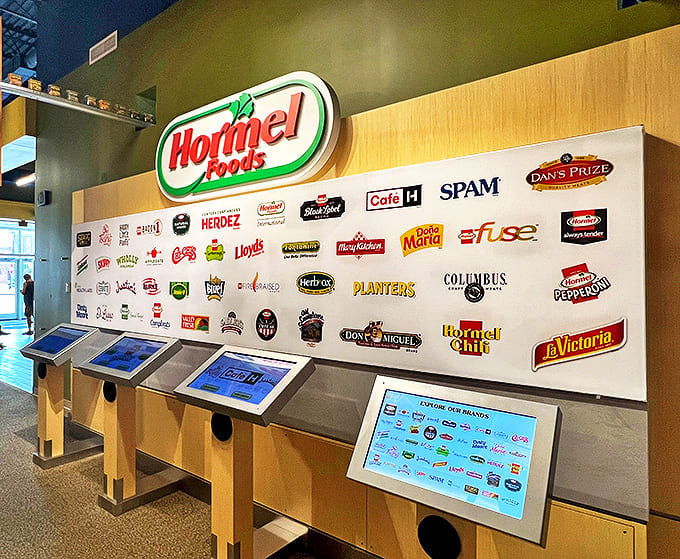 The Hormel Foods Corporation gallery showcases the company's impressive brand portfolio &ndash; proof that their meaty empire extends far beyond the iconic blue can.