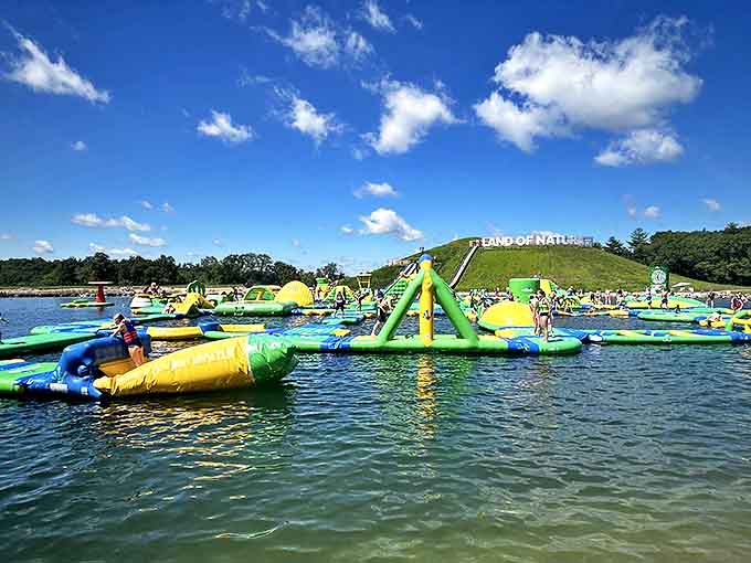 These massive water inflatables prove that sometimes the best vacation memories come wrapped in vinyl and filled with air.
