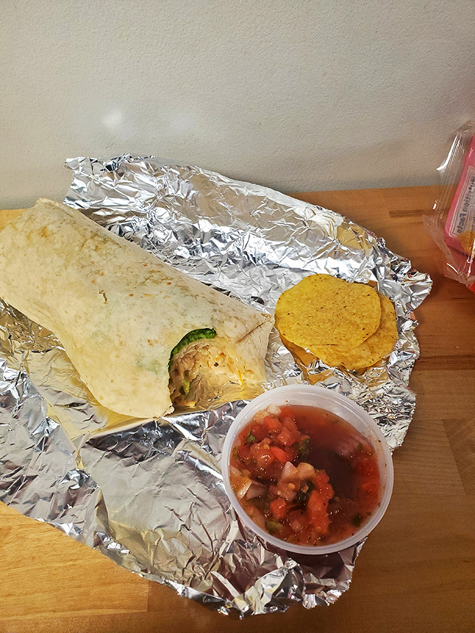 Mexican wrap: A perfectly constructed burrito with fresh salsa on the side &ndash; the kind of meal that makes you wonder why you ever eat anything else.