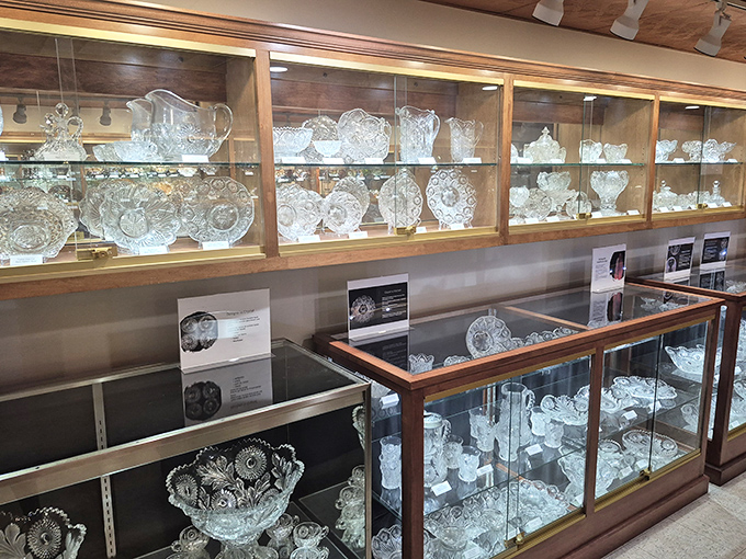 The Millersburg Glass Museum displays delicate treasures that capture light in ways that would make even rainbows jealous.
