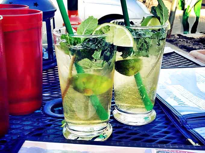 Fresh mint, lime, and rum come together in these mojitos &ndash; like drinking a Cuban vacation in a glass.