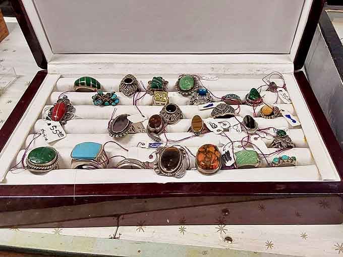 These rings weren't just accessories but tokens of affection and status &ndash; each stone and setting tells a story of its era.