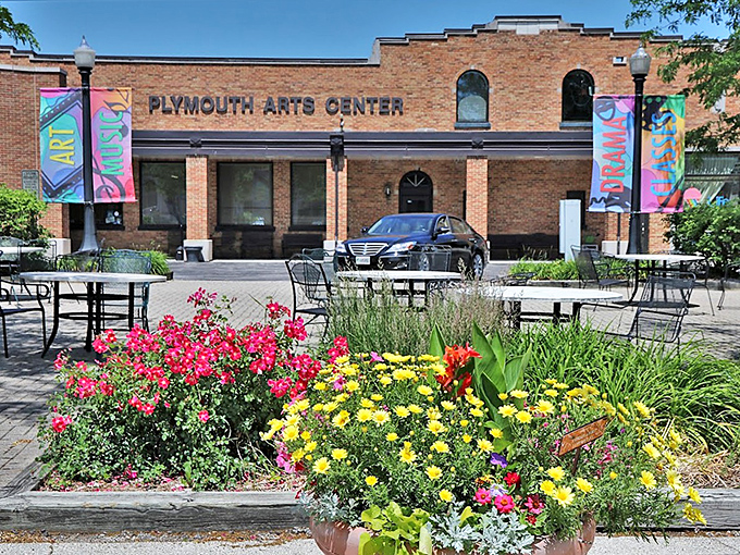 The Plymouth Arts Center stands as a cultural hub, bringing creative energy to this cheese-loving community.