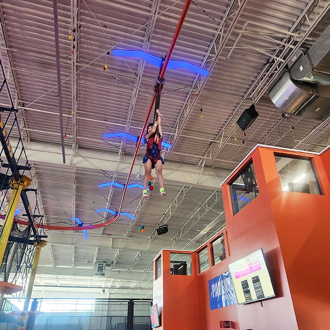 Soaring through the air on the Sky Rider, visitors experience the closest thing to human flight without growing wings or buying plane tickets.