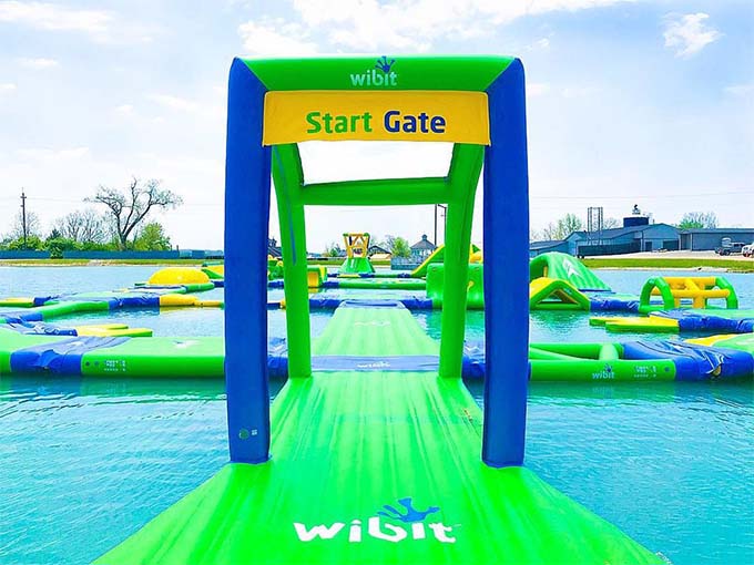 The "Start Gate" &ndash; where confidence enters and humility often exits, usually with a splash and an unexpected mouthful of lake water.