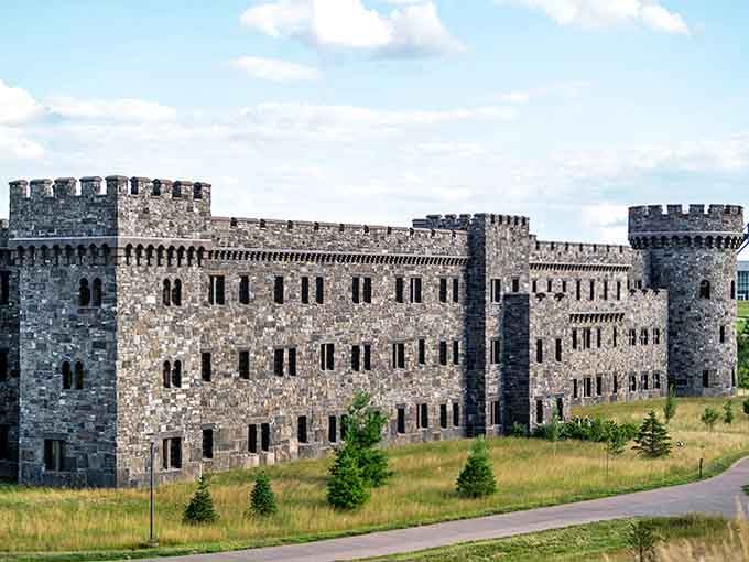 Castle walls that have never repelled invaders still manage to defend against the ordinary, standing proud against the Wisconsin horizon.