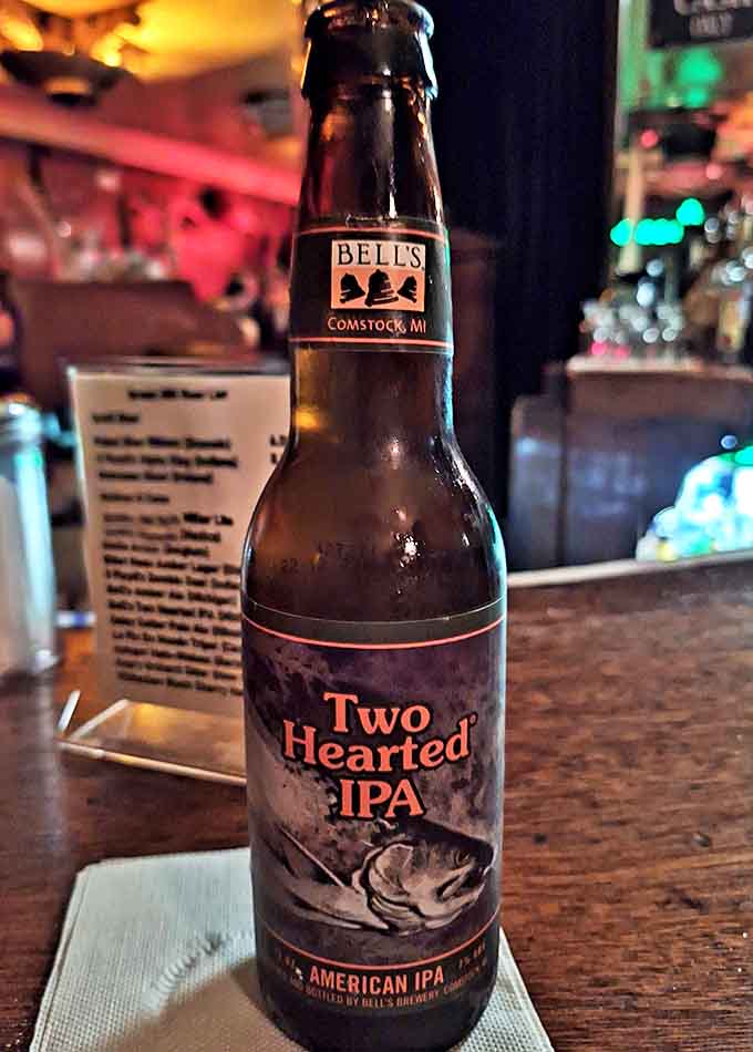 Bell's Two Hearted IPA stands ready for those who prefer their beverages hoppy rather than hard.