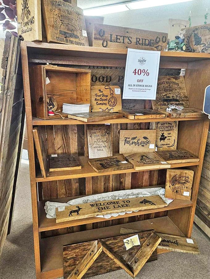 Rustic wooden signs and country-inspired decor bring that coveted farmhouse aesthetic home without the farmhouse mortgage.