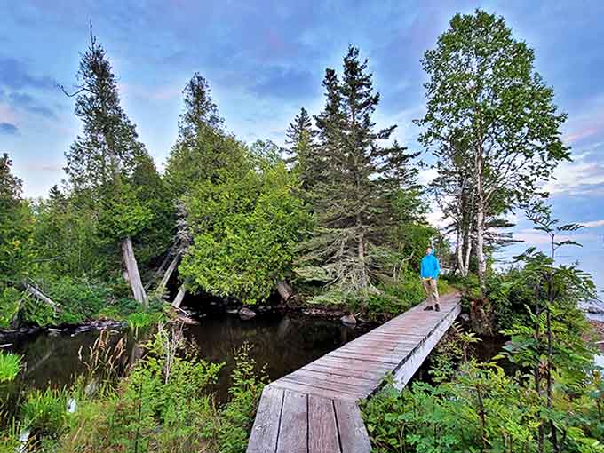 This humble boardwalk leads to extraordinary wilderness&mdash;the perfect metaphor for Isle Royale's unassuming magnificence.