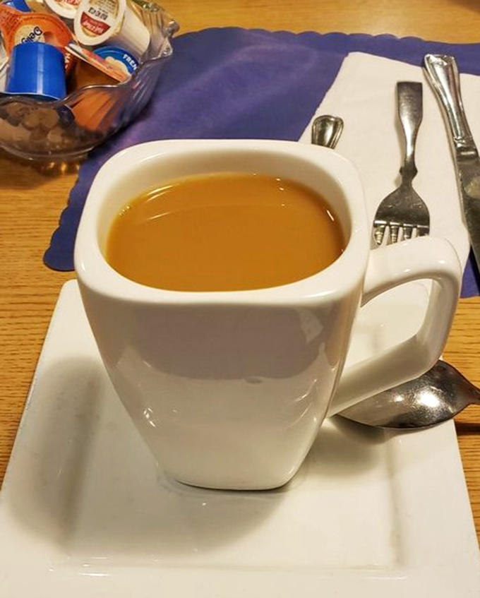 That first sip of diner coffee &ndash; strong, hot, and served in a mug substantial enough to warm both hands on chilly Chicago mornings.