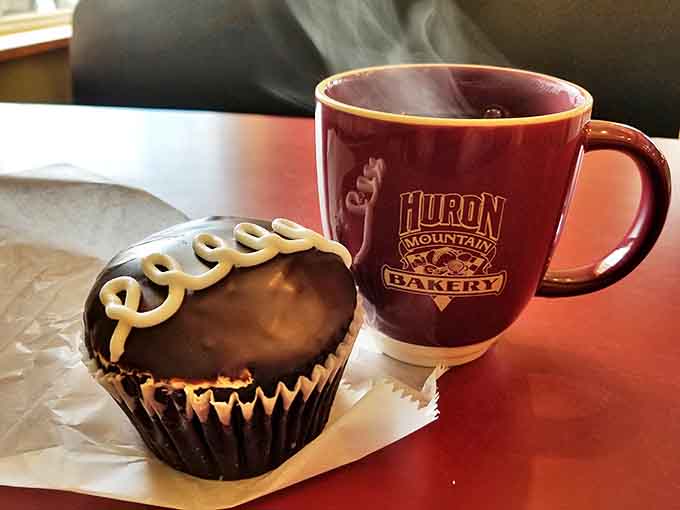 A chocolate cupcake and steaming coffee &ndash; the dynamic duo that turns ordinary afternoons into moments of pure, indulgent bliss.