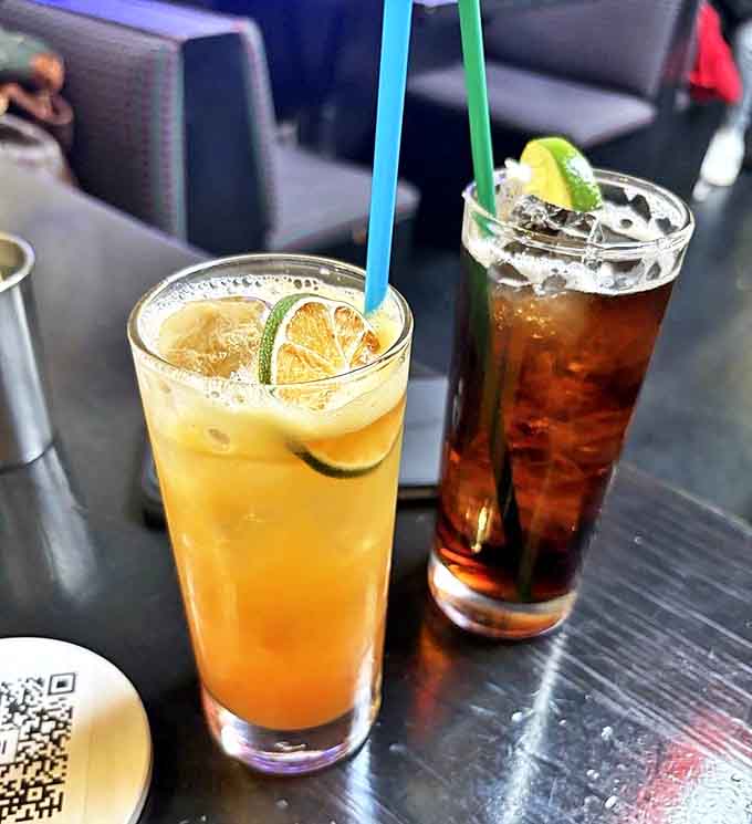 Cocktails at Takoi don't just quench thirst, they're strategic flavor companions &ndash; bright with citrus to balance the kitchen's heat.