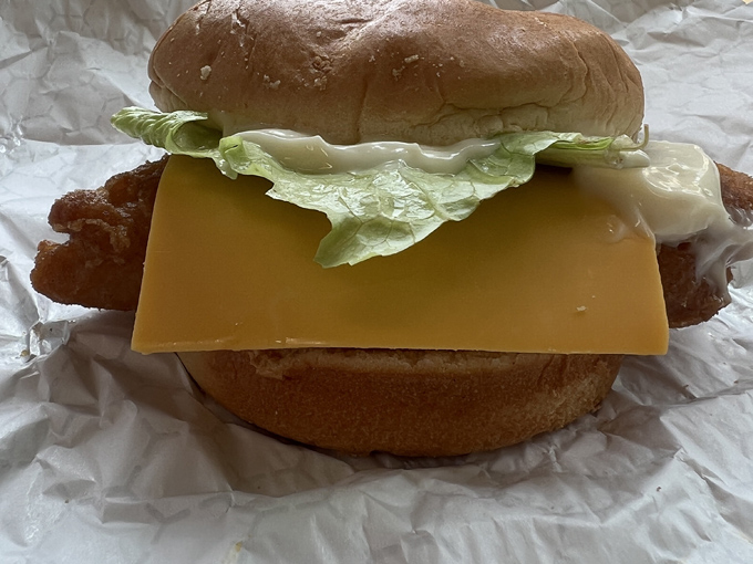 Crispy-edged patties with that coveted "meat skirt" extending just beyond the bun &ndash; texture and flavor in perfect harmony.