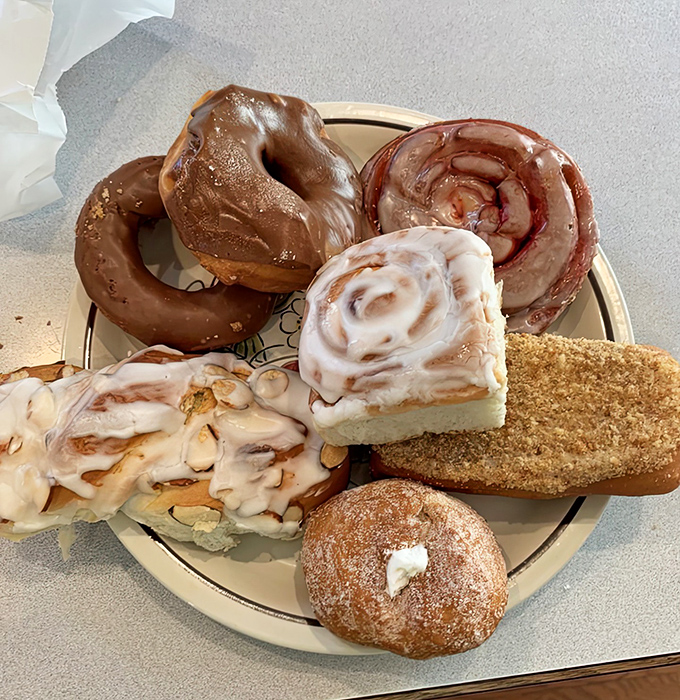 Chocolate lovers, rejoice! These glazed donuts and long johns deliver that deep cocoa satisfaction that only real chocolate can provide.