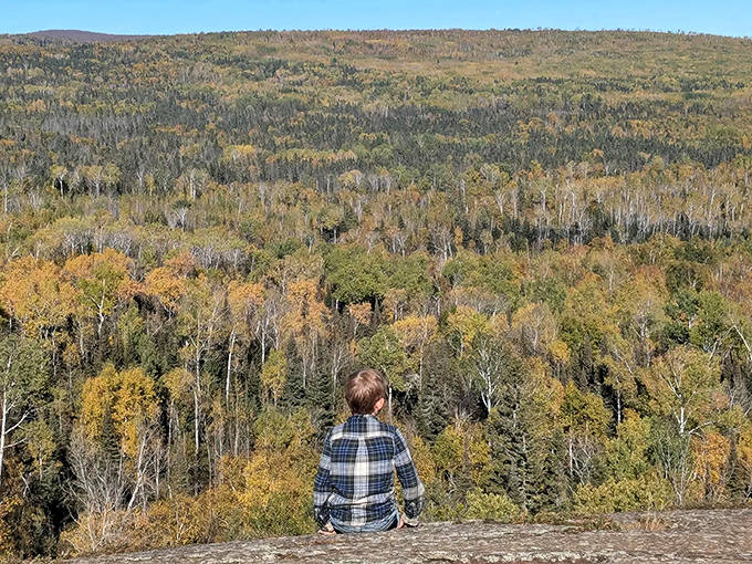 Sometimes the best hiking companions are the smallest ones, discovering that nature's playground beats any video game hands down.