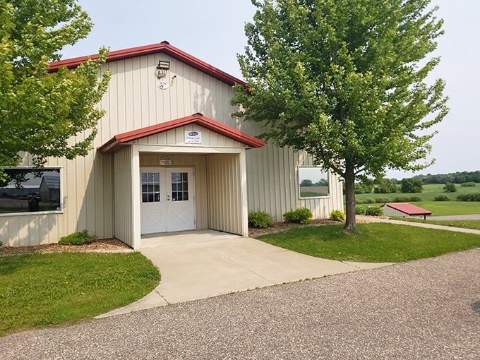 The facility's main building houses everything from safety equipment to racing memorabilia, a temple to speed enthusiasts.