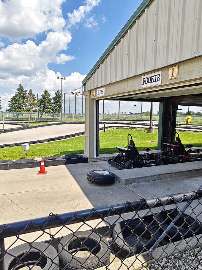The staging area buzzes with pre-race energy, where drivers mentally prepare for battle and spectators place their emotional bets on favorite racers.