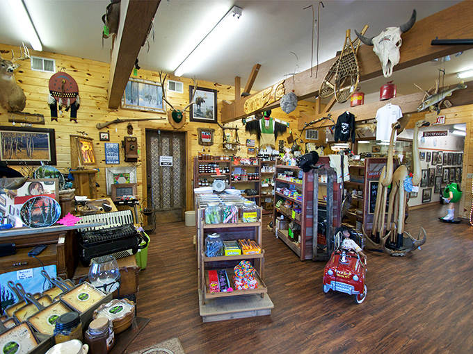 Every corner reveals new treasures, where vintage Americana collides with the bizarre in a dance of discovery that keeps visitors circling back for more.