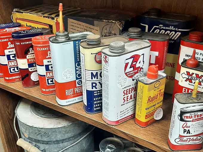 Automotive memorabilia that would make your grandfather misty-eyed &ndash; when oil cans were art and logos were hand-designed.
