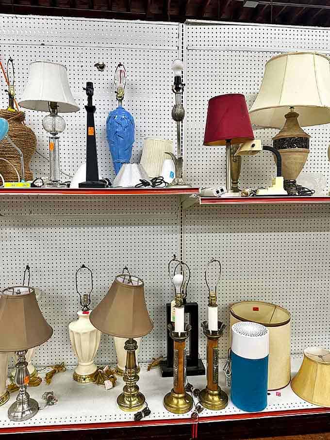 The lamp section shines with personality &ndash; from elegant brass pieces to quirky conversation starters that brighten more than just rooms.