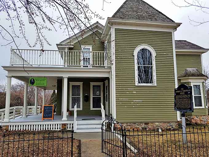 The Andrew J. Volstead House Museum stands proudly with its Victorian charm, a time capsule of early 20th century Americana.