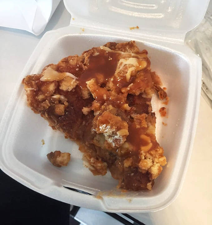 Homestyle apple crisp that tastes like it was made by someone's grandmother, because at Carl's, it probably was.