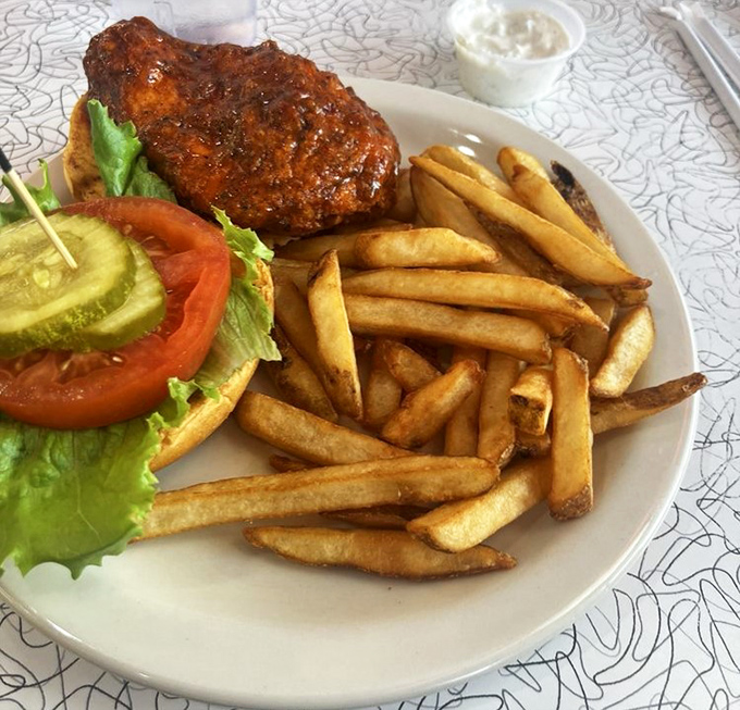 This spicy chicken sandwich doesn't just bring heat &ndash; it brings flavor that makes your taste buds perform a standing ovation.