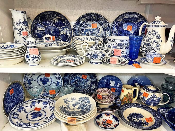 Blue and white porcelain that would make your grandmother swoon &ndash; these dishes have served more Sunday dinners than you've had hot breakfasts.