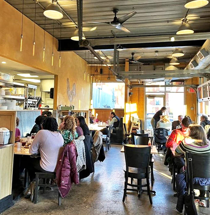 The universal language of good food brings together a diverse crowd, all speaking fluent "mmm" and "you've got to try this."